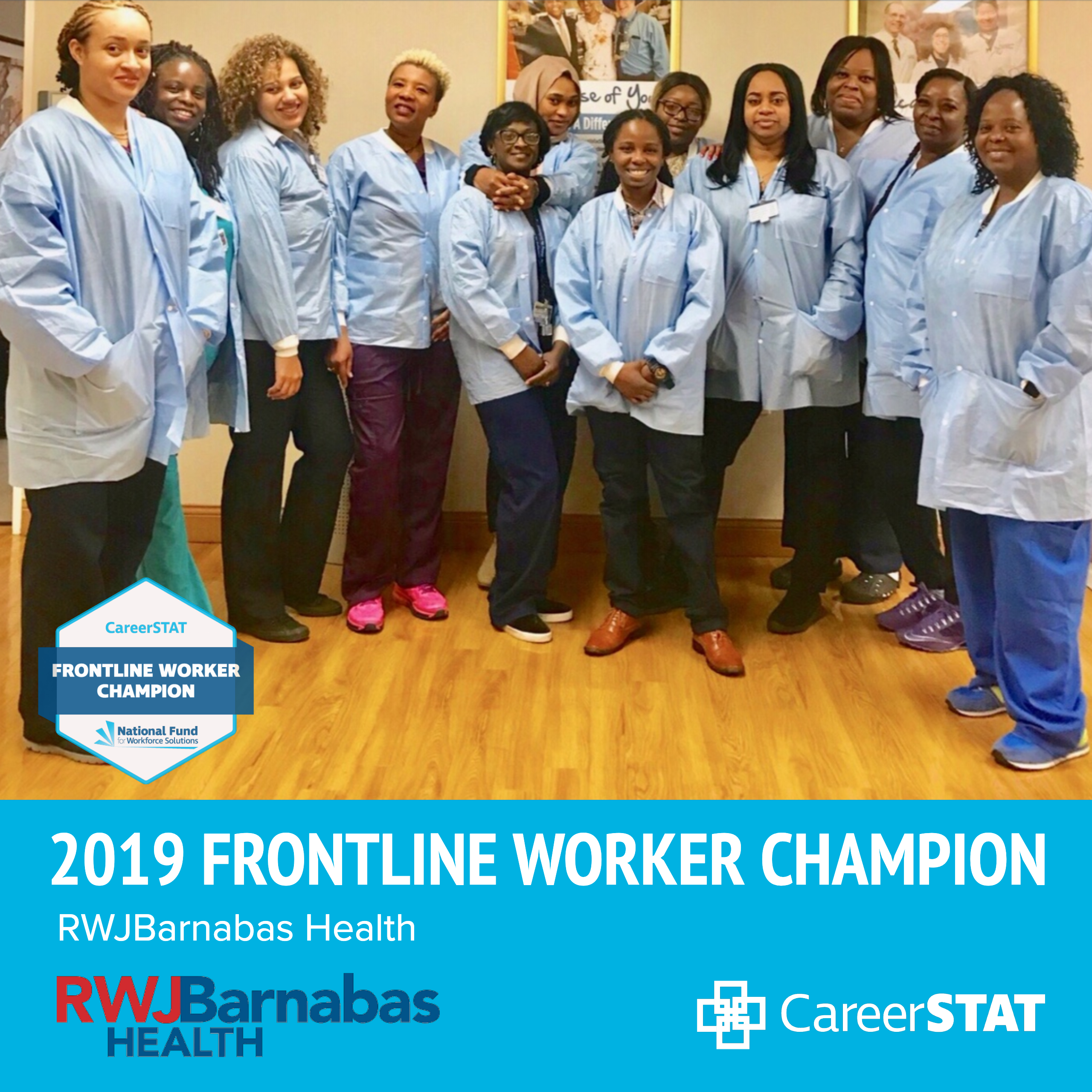 2019 CareerSTAT Frontline Healthcare Worker Champion: RWJBarnabas ...